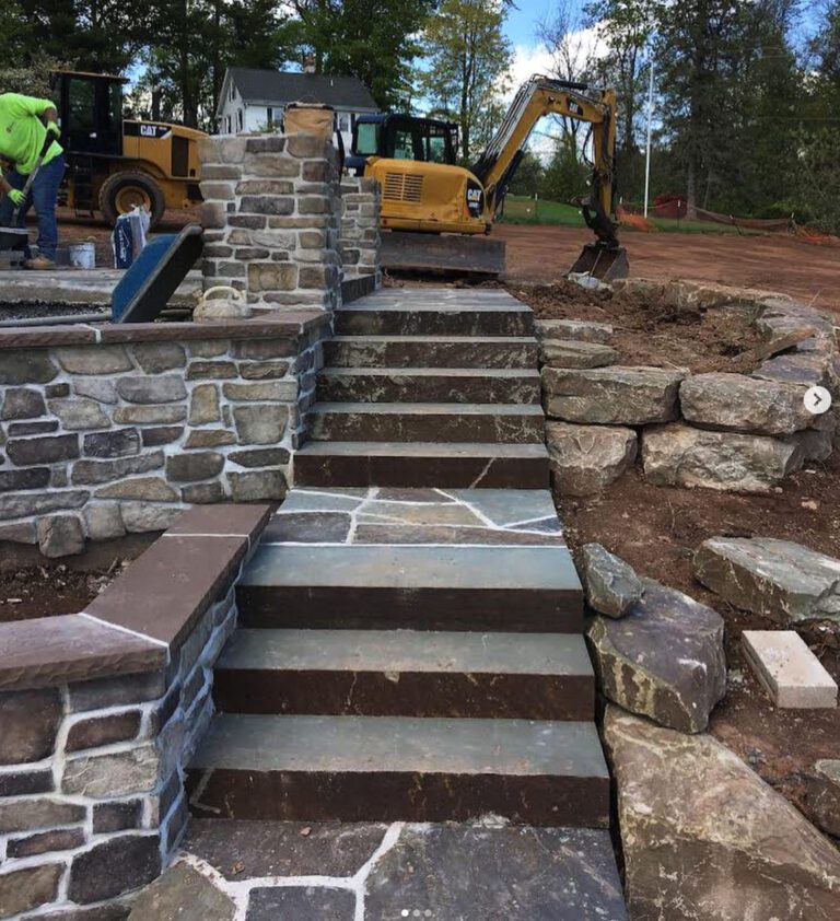 Outdoor Stone Steps NJ, PA, NY: Step Stones For Stairs & Patios