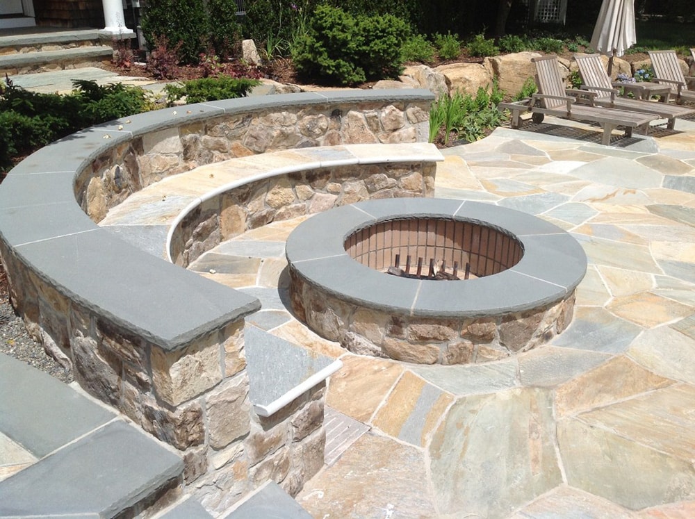 Circular-Bluestone-Firepit-Cap-Example-2 - Wicki Wholesale Stone, Inc.